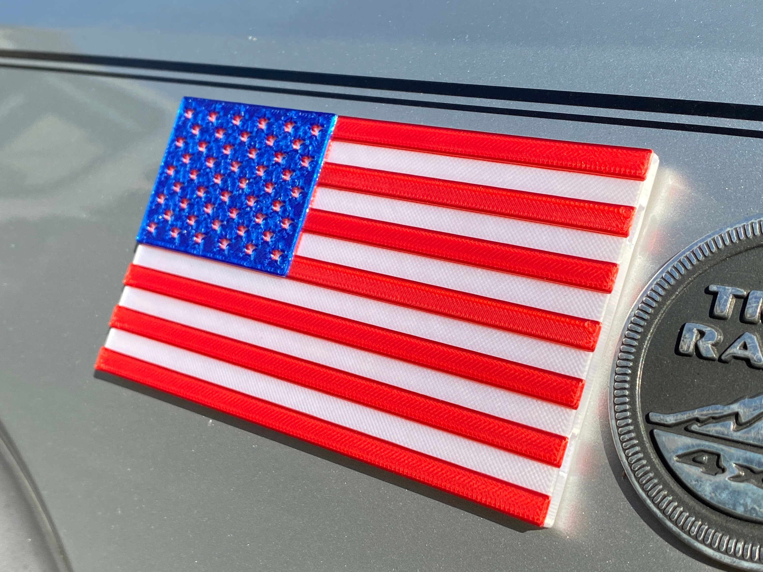 3D Printed Custom American Flag Magnet Choose Style FREE - Etsy