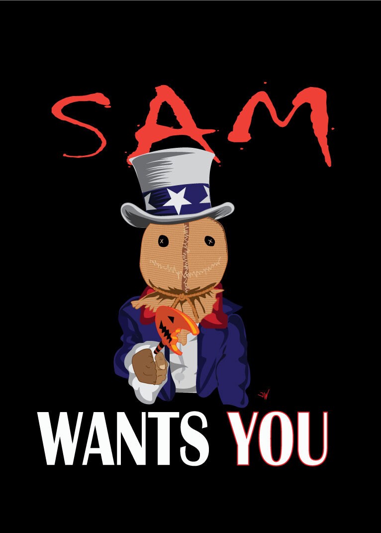 Trick R Treat Sam Uncle Sam T Shirt All Sizes! - Etsy