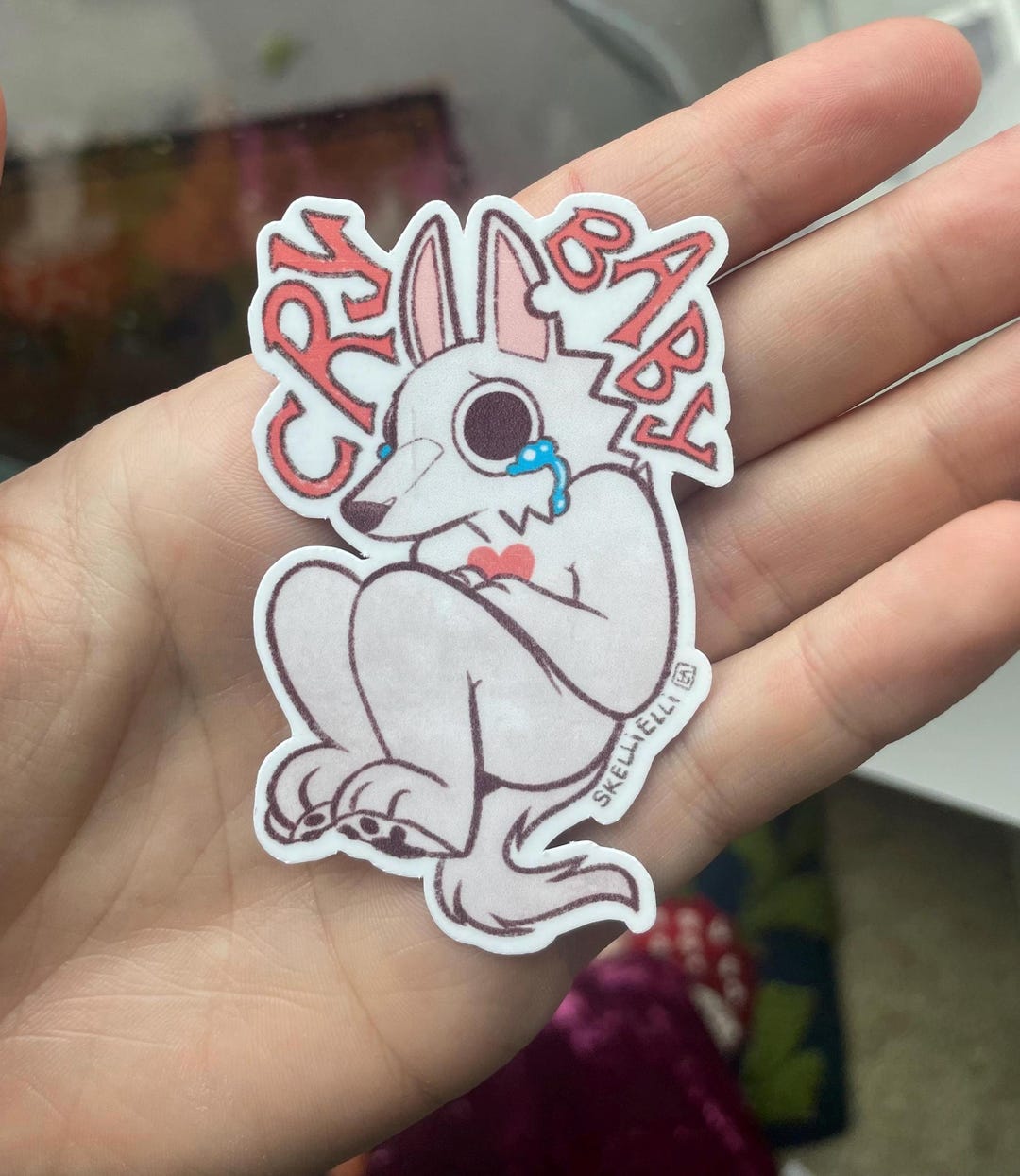 CRY BABY! Vinyl Sticker - Etsy