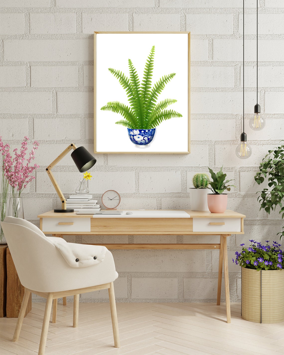 Botanical Wall Art Fern Posters Tropical Fern Prints Nature Art ...