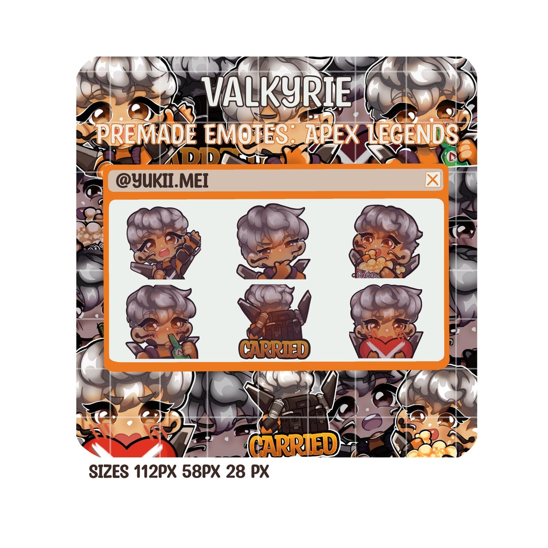 Buy Valkyrie Emotes apex Legends for Twitch, Discord and Youtube Online ...