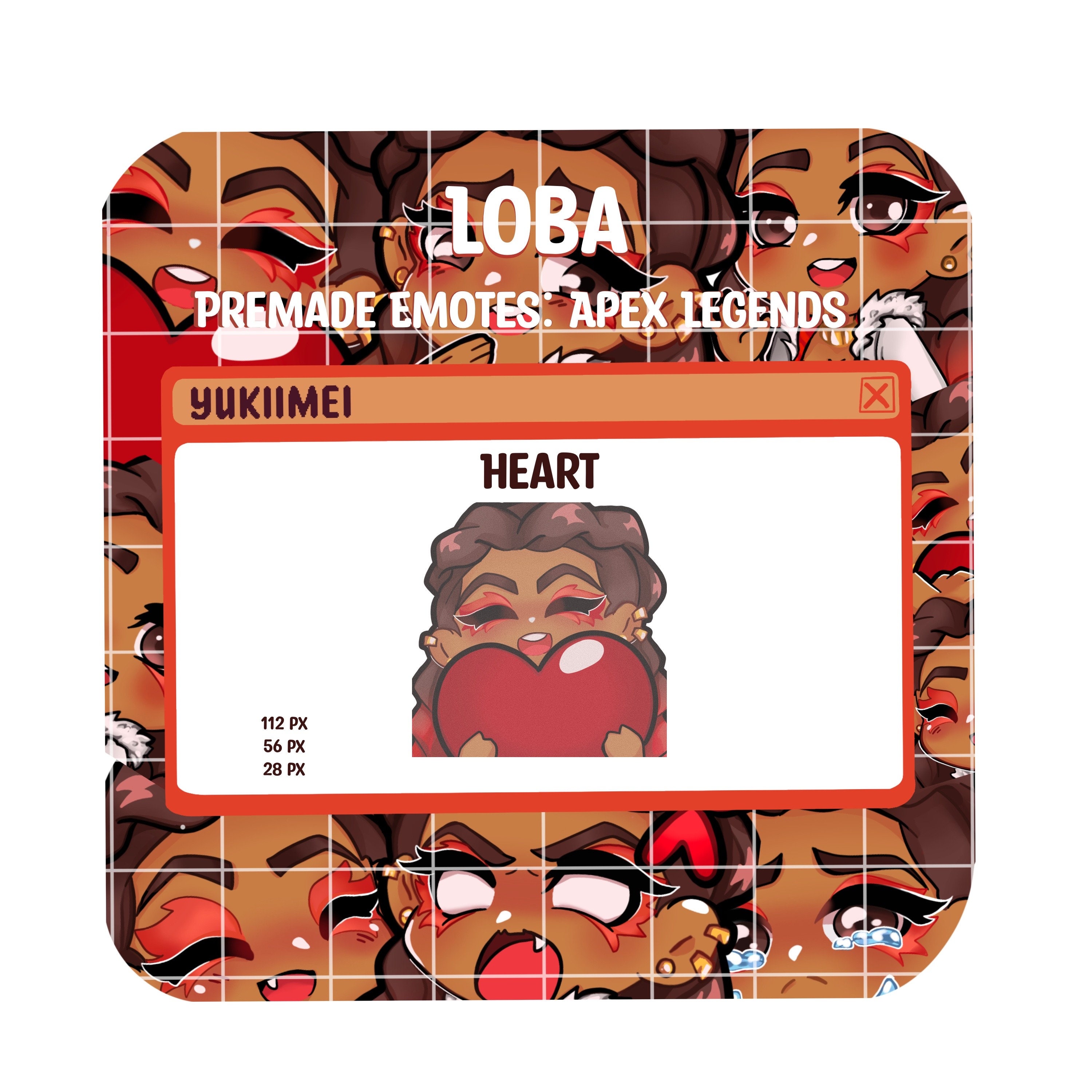 Loba Emotes apex Legends for Twitch, Discord and Youtube - Etsy Canada