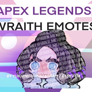 Wraith Emotes (apex Legends) for Twitch, Discord and Youtube - Etsy