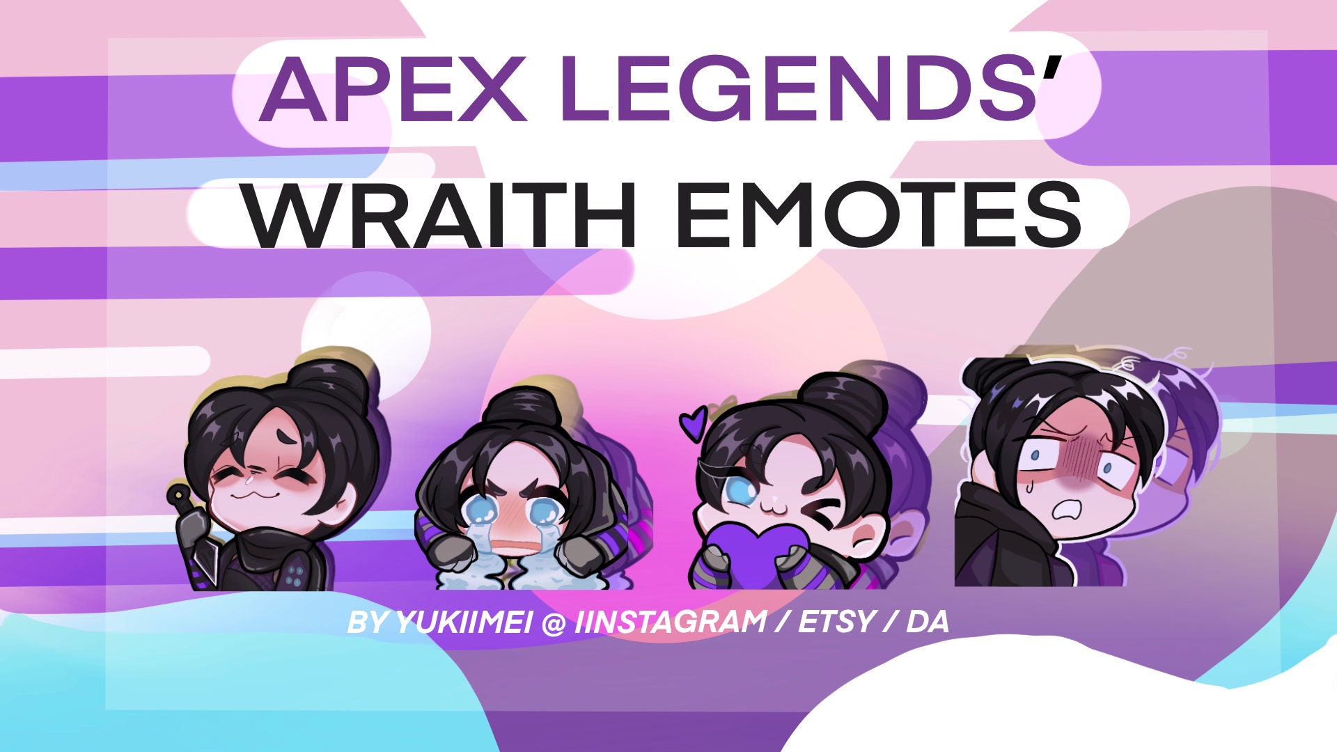 Wraith Emotes (apex Legends) for Twitch, Discord and Youtube - Etsy