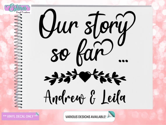Our Story so Far Vinyl Decal Sticker for Scrapbook/photo | Etsy UK