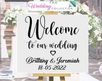 A1 Wedding Welcome Sign - Etsy