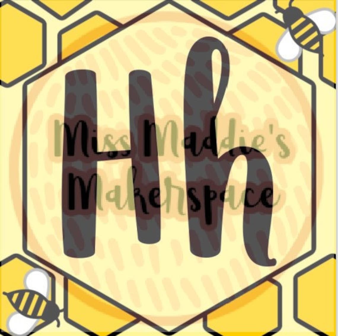 Bee Themed Alphabet Letter Set Teacher Decor - Etsy