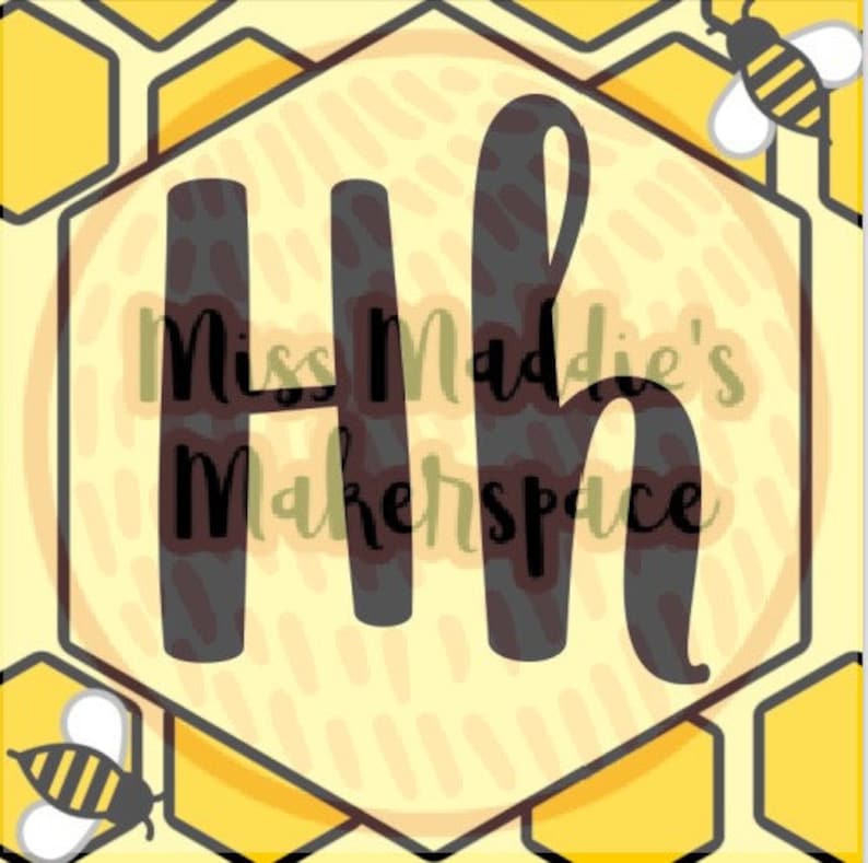 Bee Themed Alphabet Letter Set Teacher Decor - Etsy