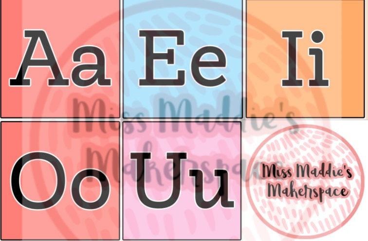 Calm Rainbow Alphabet Letter Set Classroom Decor - Etsy