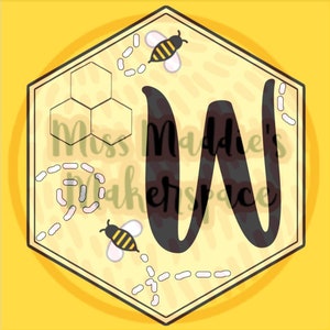 Bee &amp; Honey Themed Alphabet Letter Set - Teaching Decor - Etsy