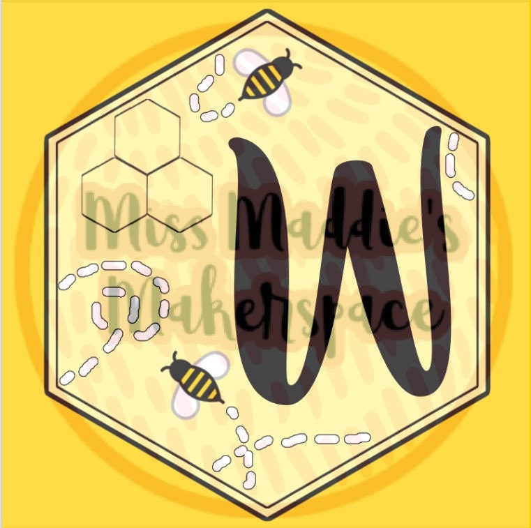 Bee & Honey Themed Alphabet Letter Set - Teaching Decor - Etsy