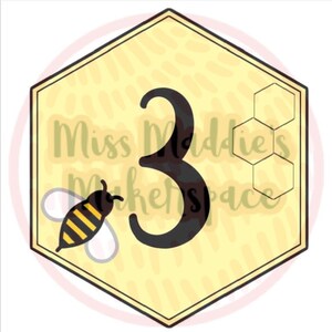 Bee & Honey Themed Number Set Teacher Decor 1-30 - Etsy
