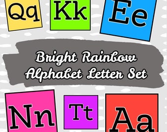 Bee & Honey Themed Alphabet Letter Set Teaching Decor - Etsy