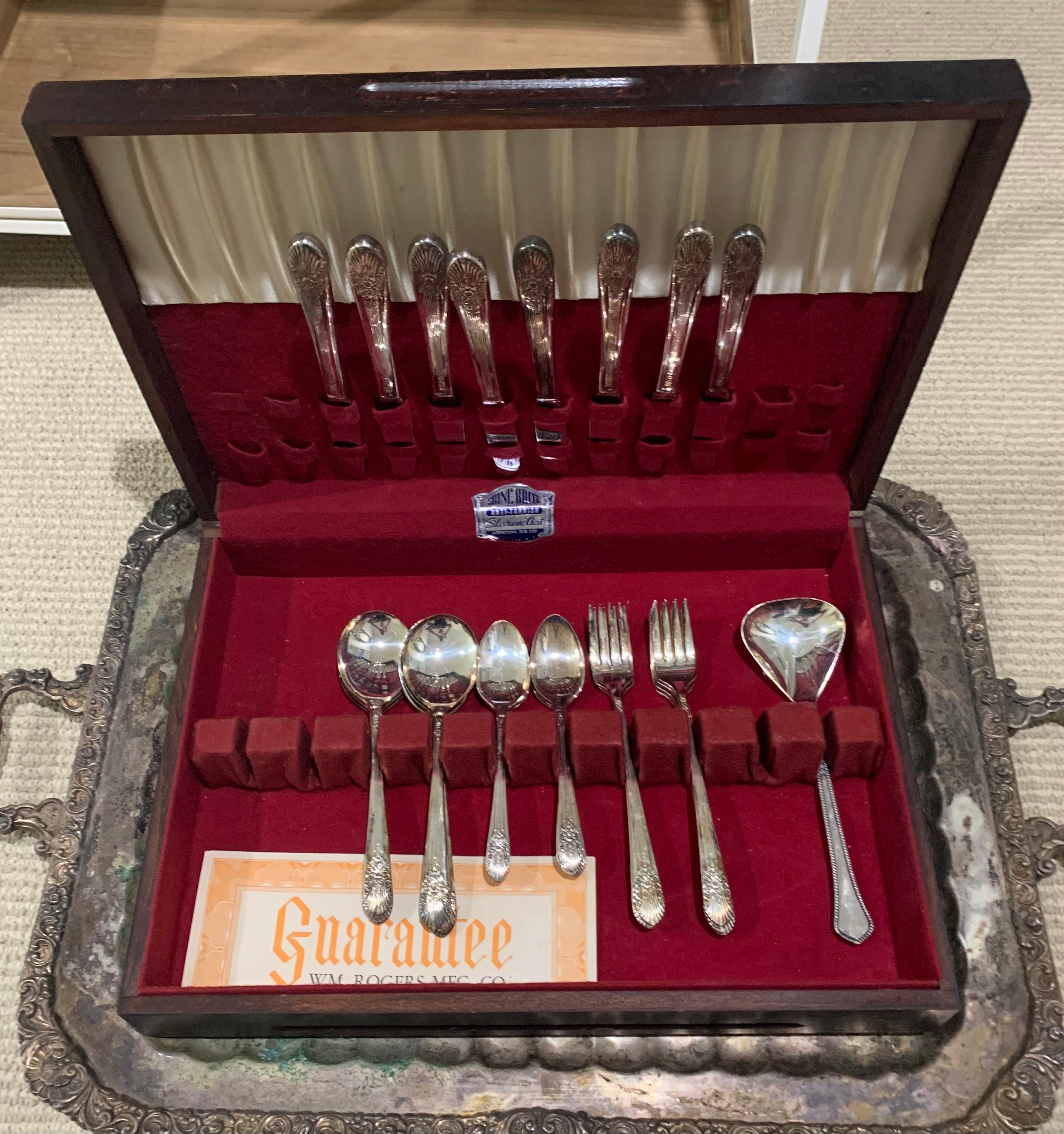 WM Rogers Silverware Set - Etsy