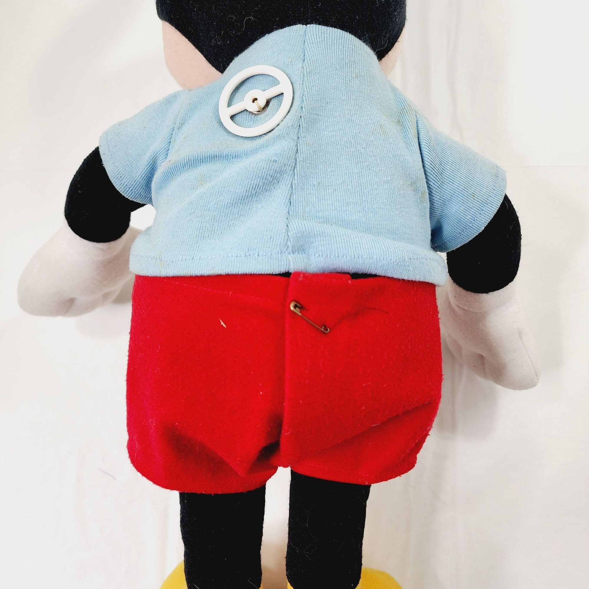 1988 Playskool Talking Mickey Mouse Pull String Plush Still Works 22 ...