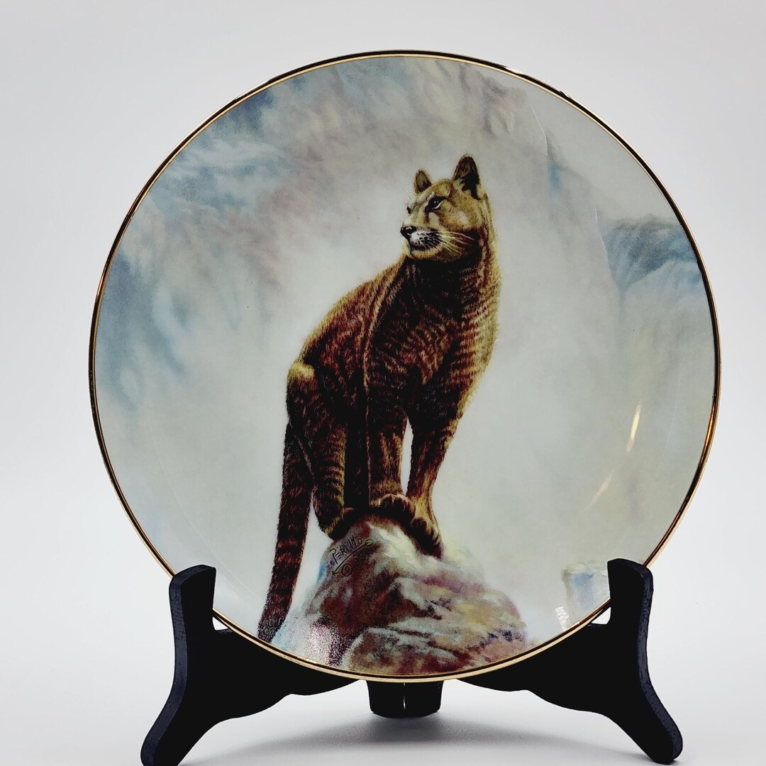 Perillo 1989 North American Wildlife Series Artaffects Mountain Lion ...