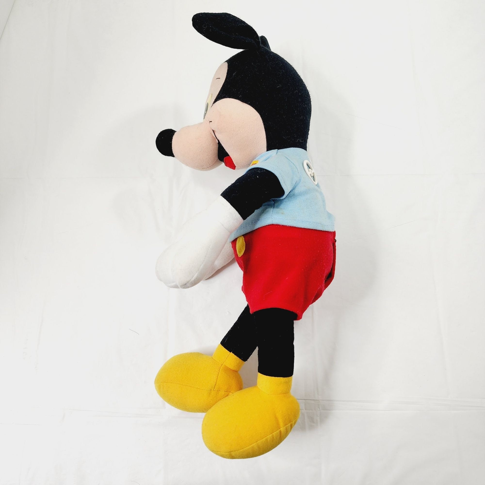 1988 Playskool Talking Mickey Mouse Pull String Plush Still Works 22 ...