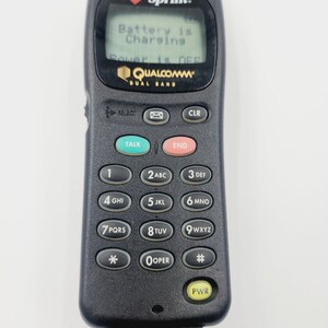 Vintage Sprint Qualcomm QCP-2700 Dual Band Mobile Phone With Power ...