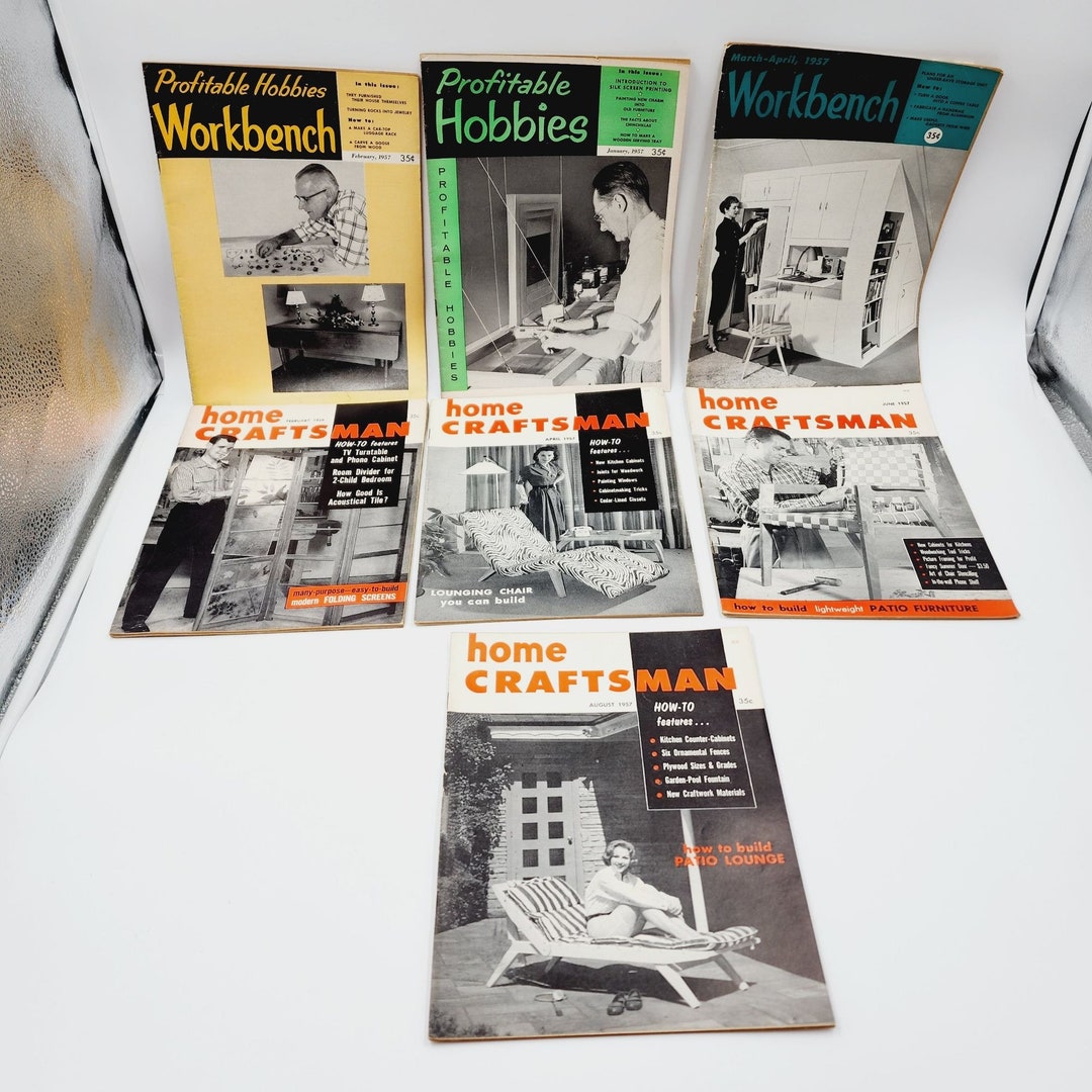 Mixed Lot of Profitable Hobbies and Home Craftsman Magazines Home ...