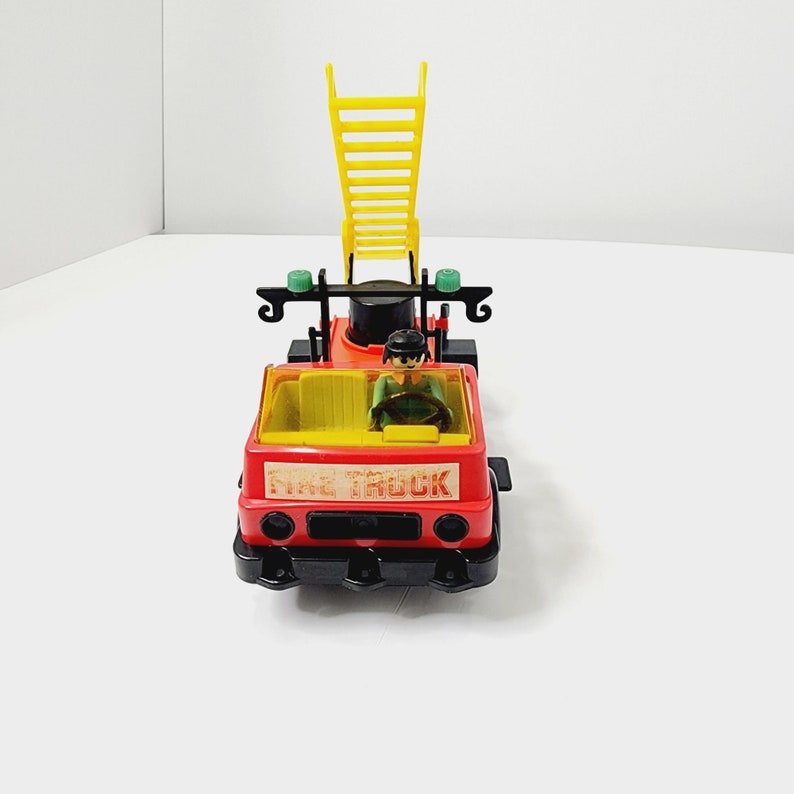 Playmobil Geobra 1975 Engine No. 7 Fire Truck With Figure in - Etsy