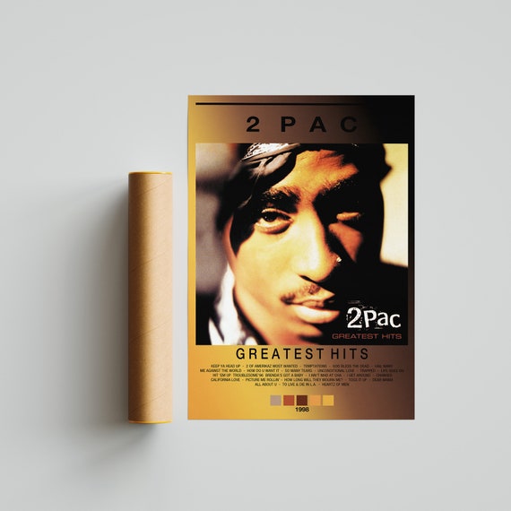 2pac greatest Hits Album Poster Color Optional | Etsy