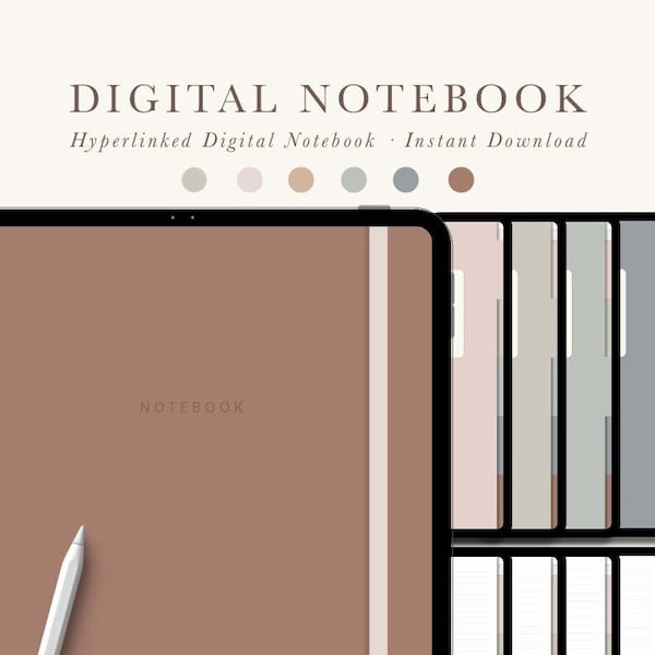 50 Digital Note Taking Templates for iPad and Tablet Perfect for ...