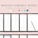 Digital Cornell Notes Templates for iPad and Tablet | Note Taking ...