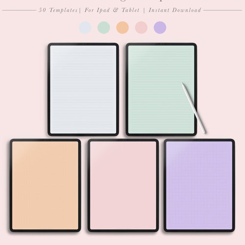 50 Digital Note Taking Templates for Ipad and Tablet Perfect - Etsy