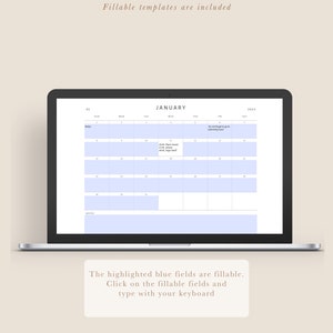 2023 Dated Month at a Glance for iPad and Tablet | 2023 Calendar ...
