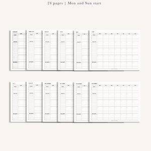 Digital Monthly Productivity Planner for Work and Life | Month at a ...