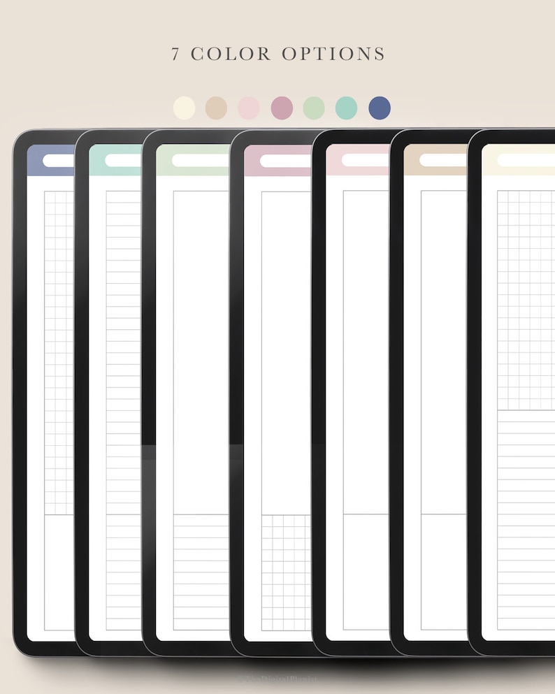 Digital Cornell Notes Templates for Ipad and Tablet Note | Etsy