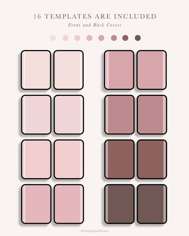 Digital Notebook Covers for iPad and Tablet | Digital Planner Covers ...