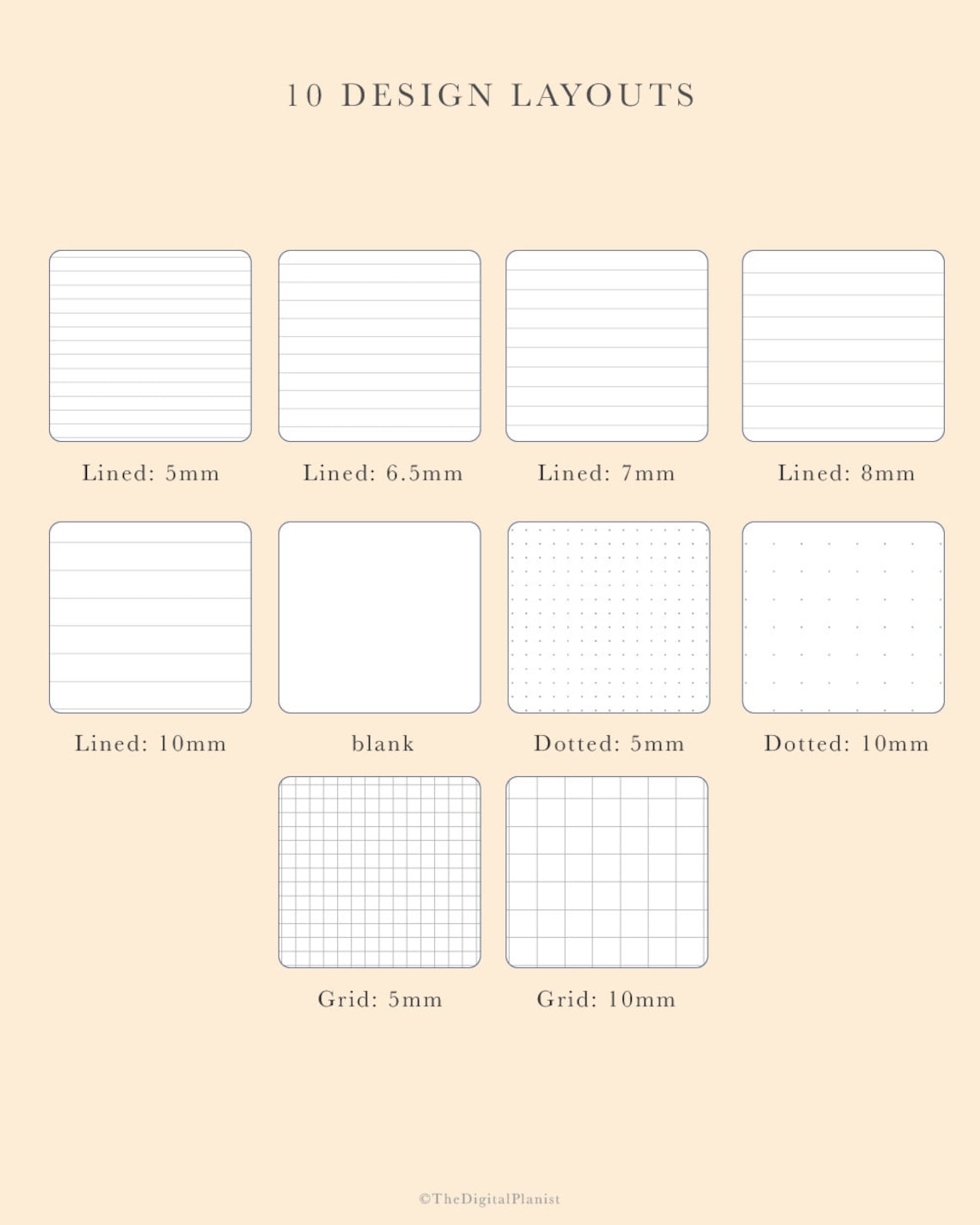 50 Digital Note Taking Templates for Students Digital Bullet - Etsy
