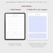 Monthly Undated Digital Planner for Goodnotes, Notability ,xodo, Etc ...