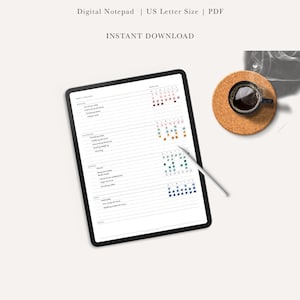 Digital Habit Tracker | Routine Builder Tracker | Motivational Habit ...