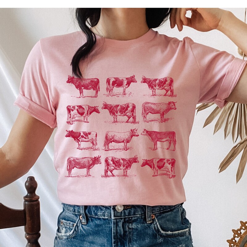 Cow T Shirt - Etsy