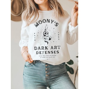 Dark Arts Sweatshirt Moony Sweater ATYD Crewneck Potter Book - Etsy UK