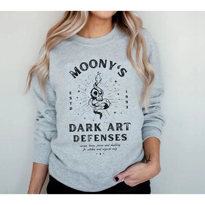 Dark Arts Sweatshirt Moony Sweater ATYD Crewneck Potter Book - Etsy UK