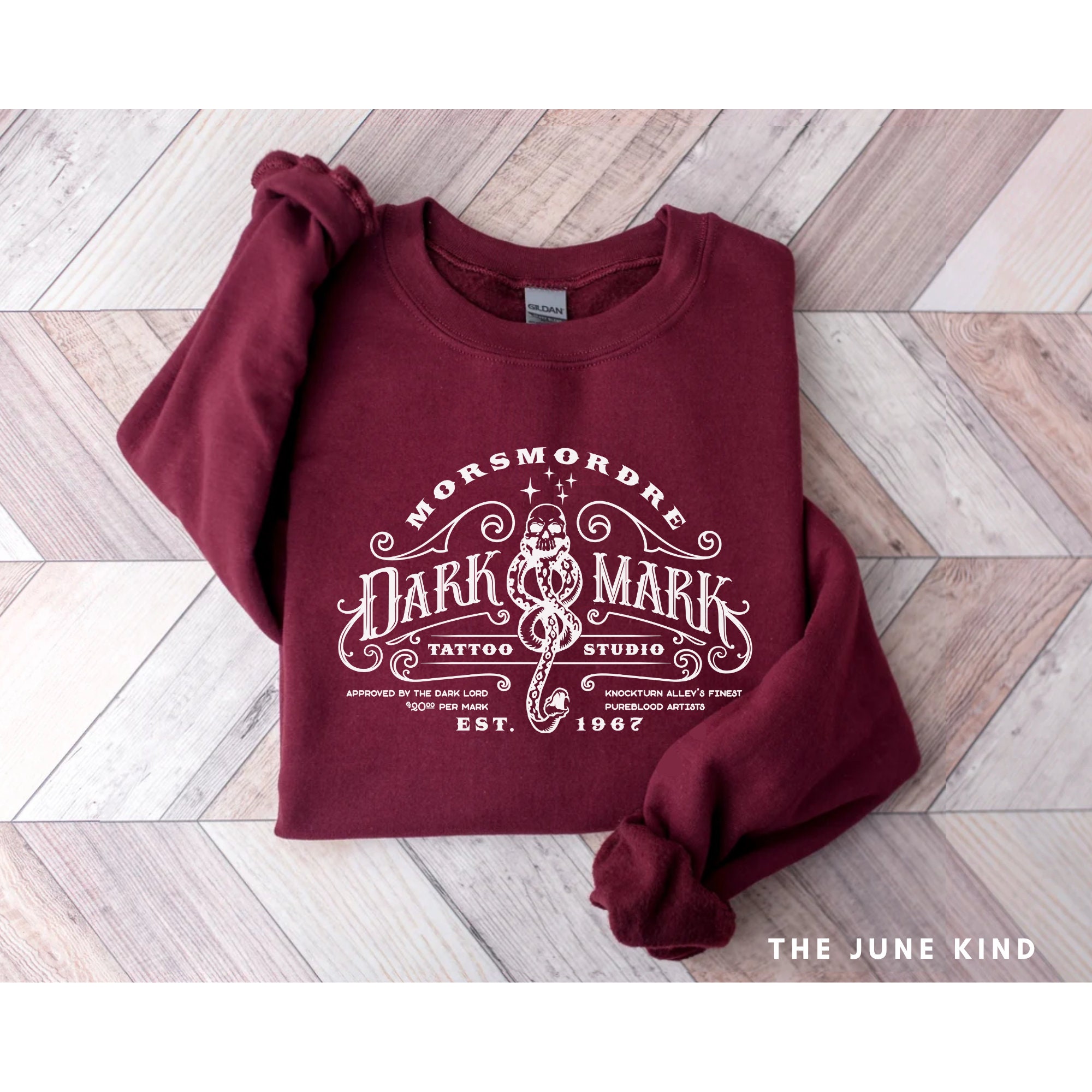 Dark Mark Sweatshirt Dark Mark Tattoo Shirt Dark Arts Sweater - Etsy