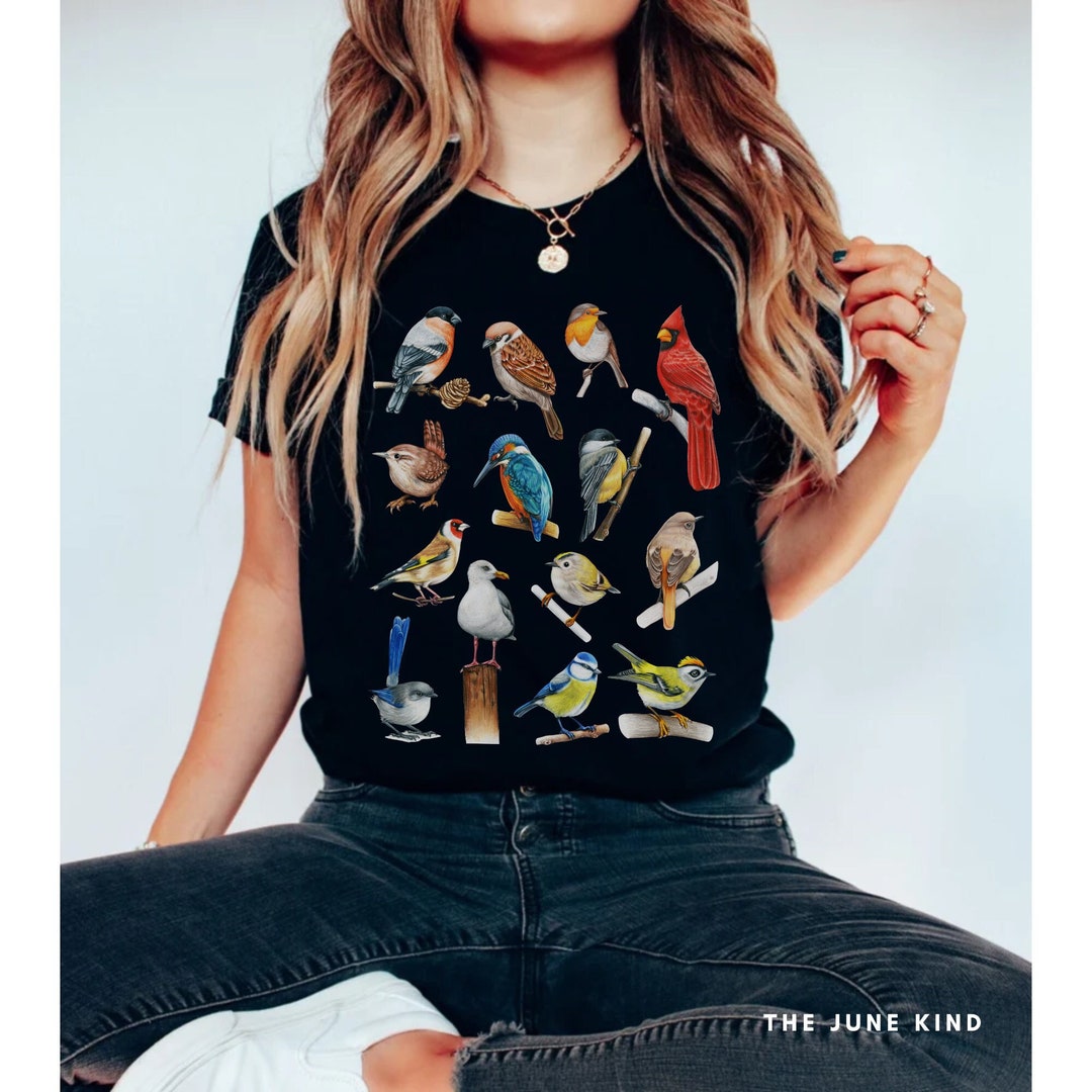 Bird T Shirt Bird Watching Shirt Bird Watcher Gift Bird Apparel Bird ...