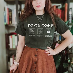 Potatoes Tee UNISEX Bookish Merch Fandom Gift Second Breakfast Book ...