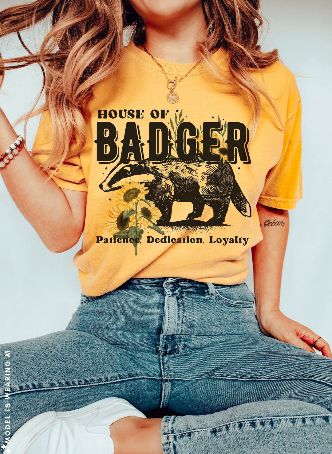 House of Badger Unisex Shirt Comfort Colors® Yellow House Pottery ...