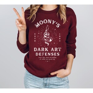 Dark Arts Sweatshirt Moony Sweater ATYD Crewneck Potter Book - Etsy UK