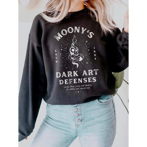 Dark Arts Sweatshirt Moony Sweater ATYD Crewneck Potter Book - Etsy UK