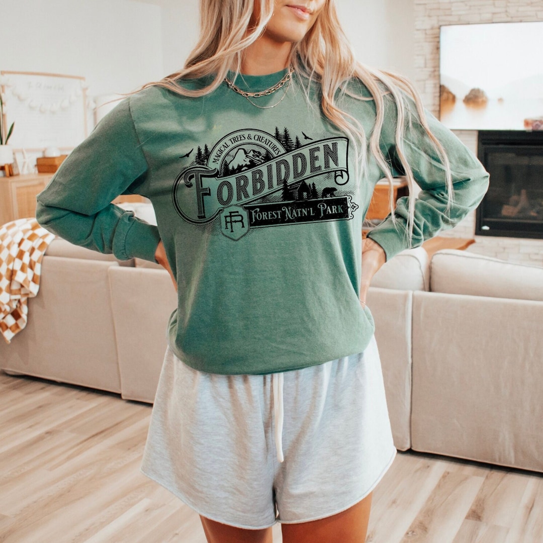 Forbidden Forest Longsleeve Tee Comfort Colors® Potter Long Sleeve ...