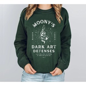 Dark Arts Sweatshirt Moony Sweater ATYD Crewneck Potter Book - Etsy UK