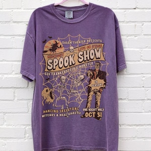 Spook Show Tee UNISEX Comfort Colors® Vintage Halloween Shirt Cult ...