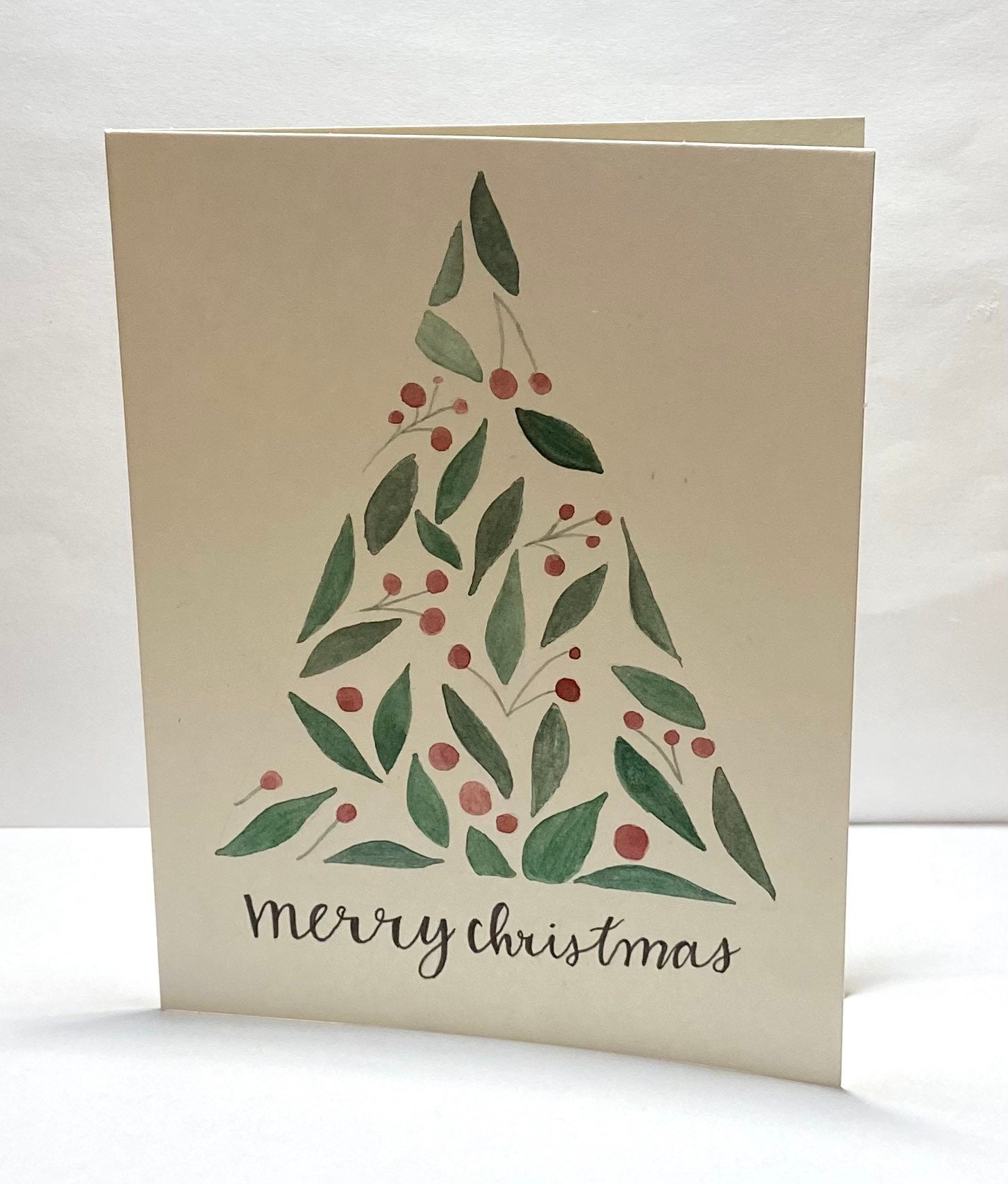 Christmas Tree Card - Etsy