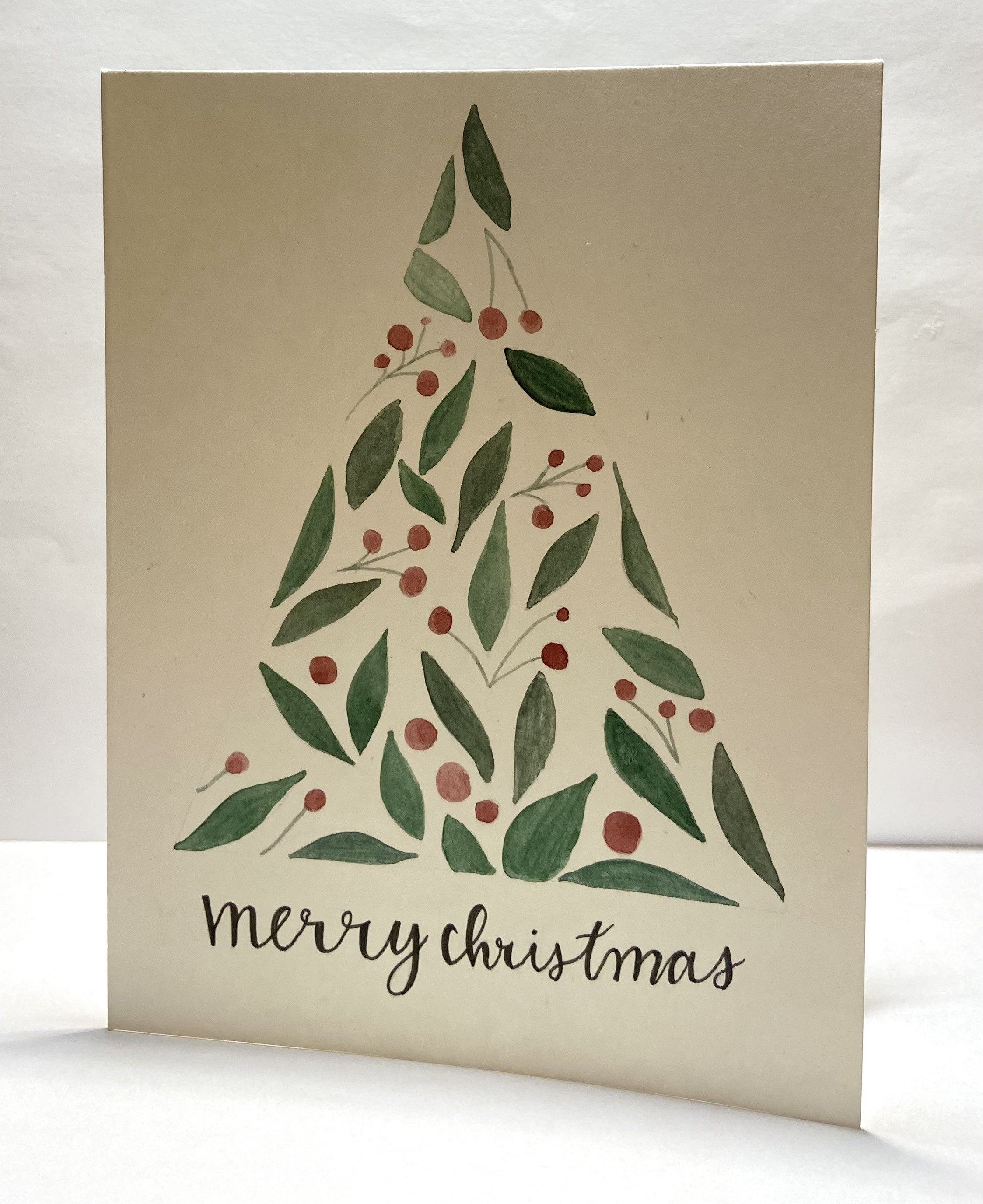 Christmas Tree Card - Etsy