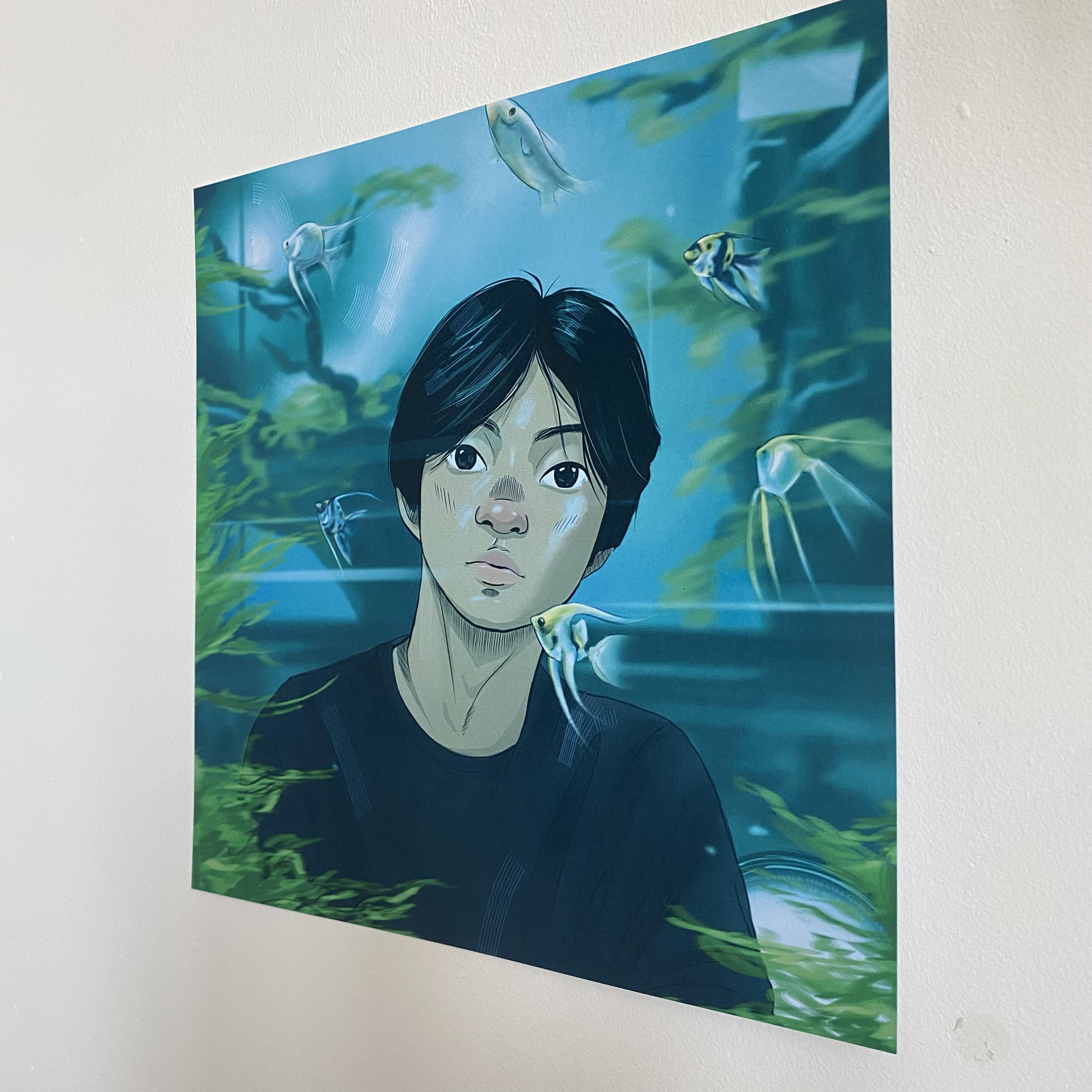 Original Cute Anime Character Art Print | Digital Painting - Etsy